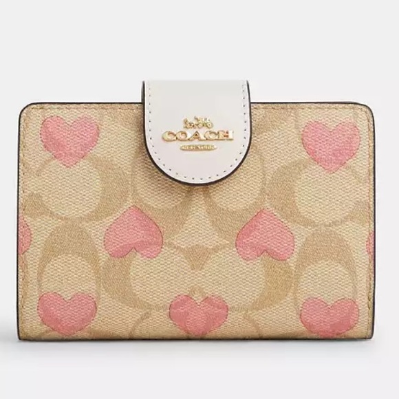 Coach | Bags | Coach Valentines Day Medium Corner Zip Wallet In ...